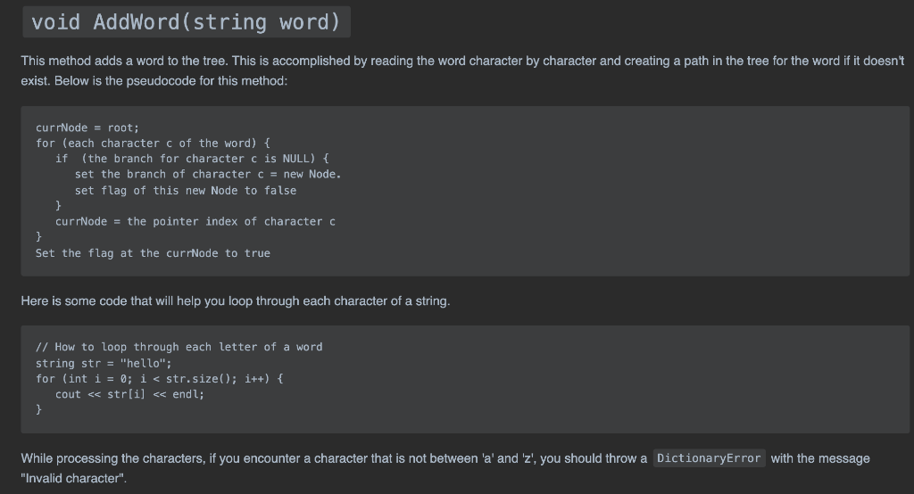 Solved IN C++ PLEASE dictionary. header #ifndef | Chegg.com