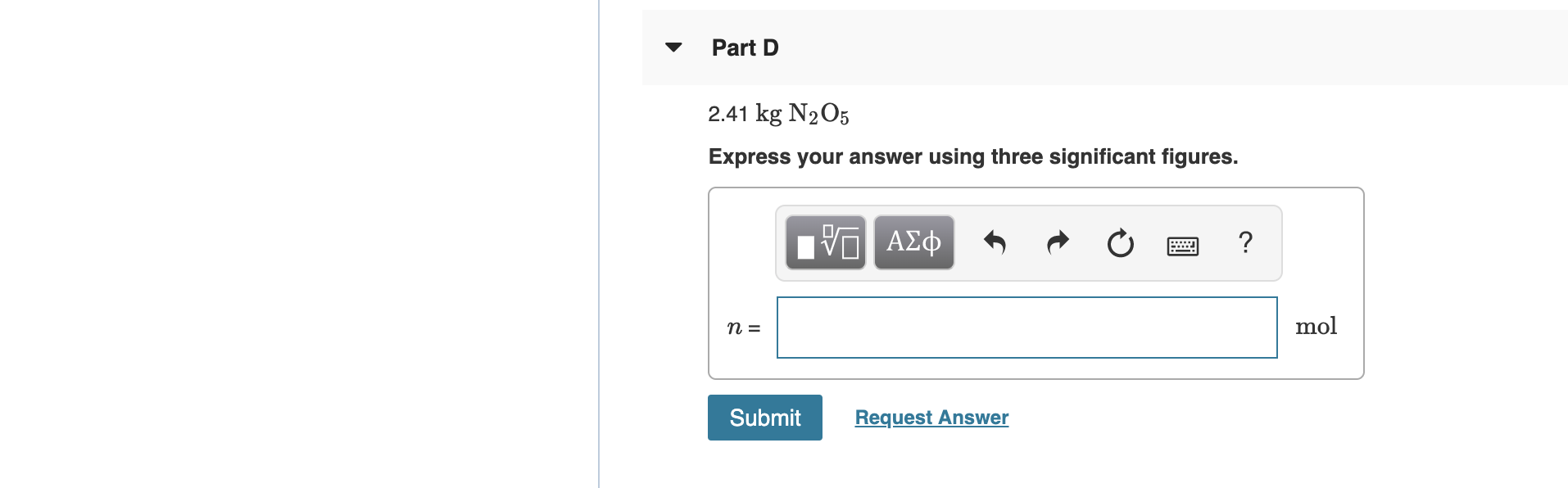 Solved Il Review Calculate how many moles of NO2 form when | Chegg.com
