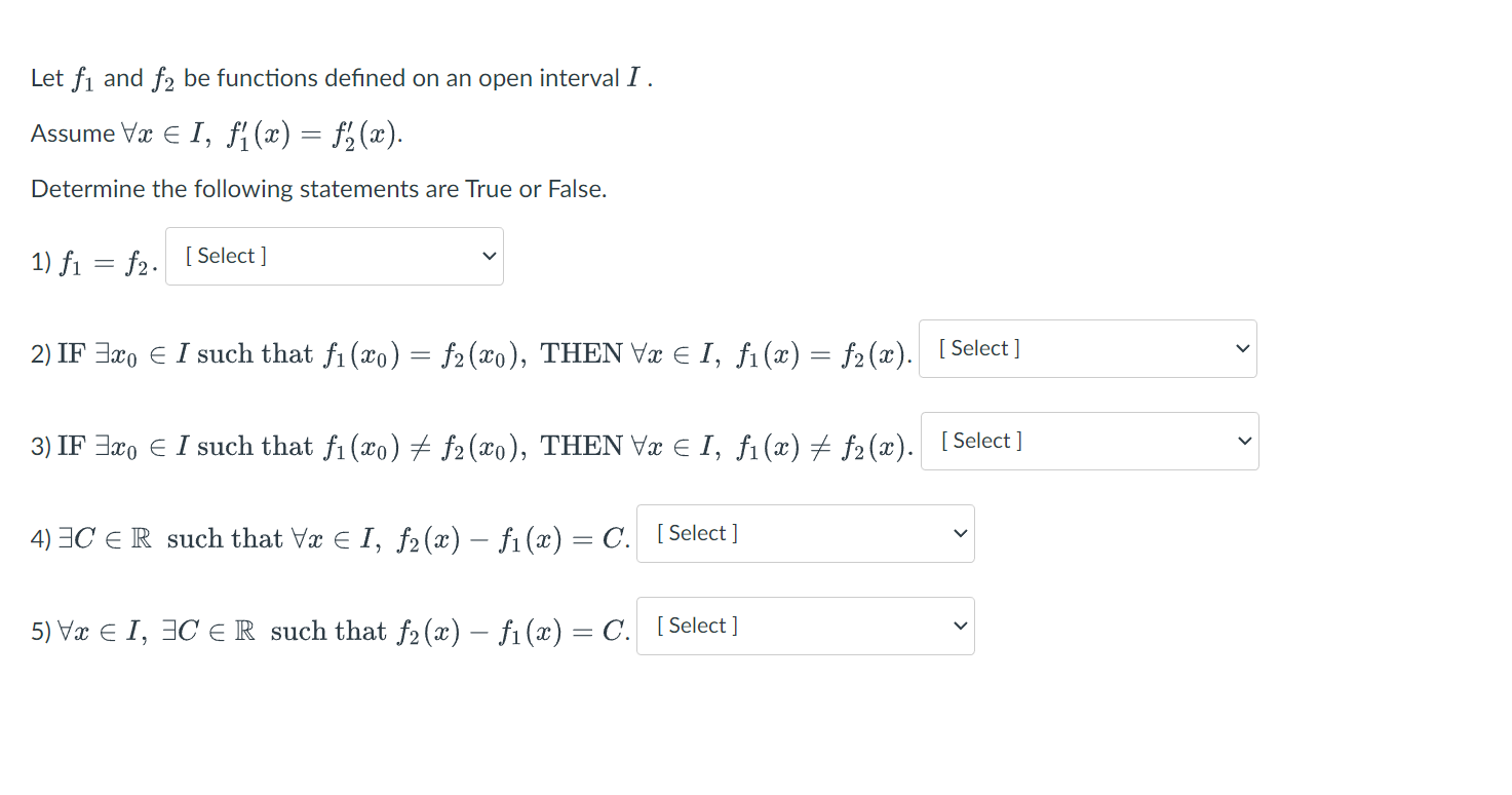Solved Let f1 and f2 be functions defined on an open | Chegg.com