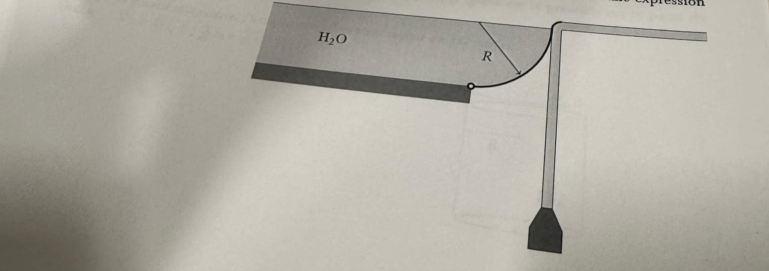 Solved 3) ﻿The door below is formed of a quarter cylinder of | Chegg.com