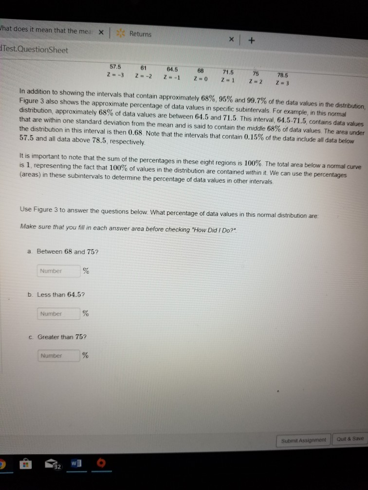 Solved at does it mean that the mear X * Returns | Chegg.com