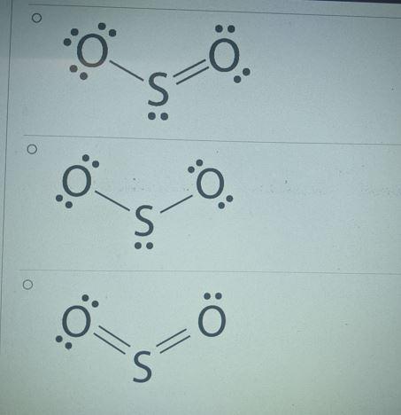 Solved Which of the following is a correct Lewis structure | Chegg.com
