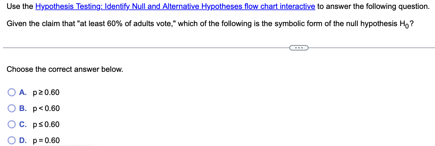 Solved Use the Hypothesis Testing: Identify Null and | Chegg.com
