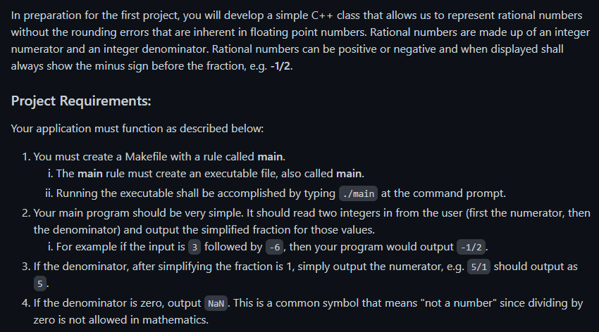 Solved In preparation for the first project, you will | Chegg.com