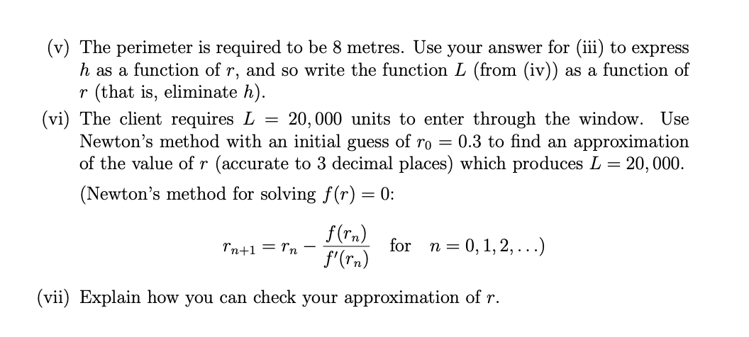 Solved b) A stained glass window is constructed from two | Chegg.com