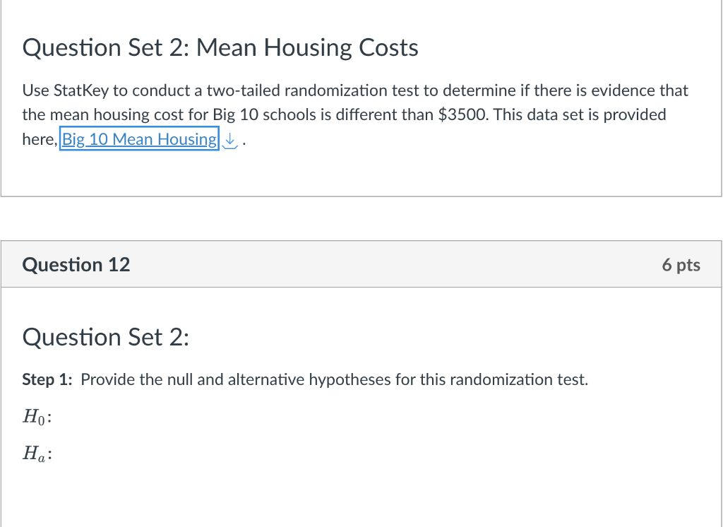 Solved Use Statkey To Conduct A Two Tailed Randomization