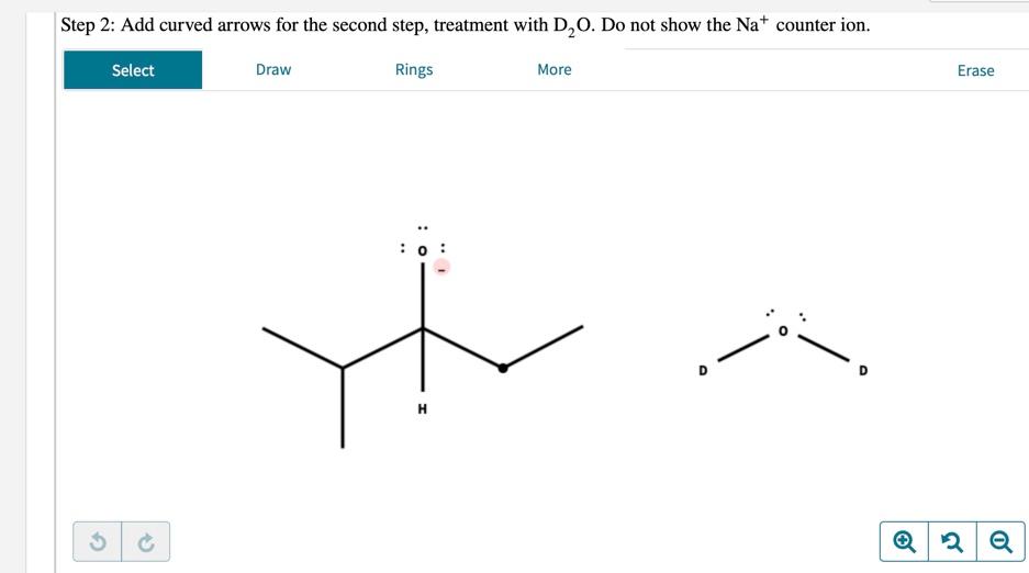 Solved Complete the electron‑pushing mechanism for the | Chegg.com