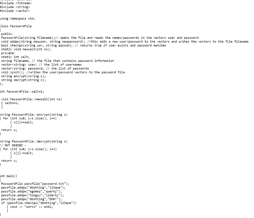 Solved Using C++ and please include screenshot showing code | Chegg.com