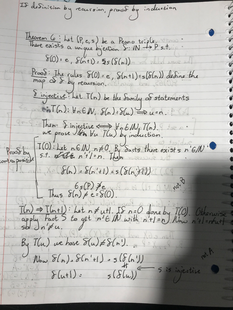 Let (Pi, e1, s1) and (P2, e2, 82) be two Peano | Chegg.com