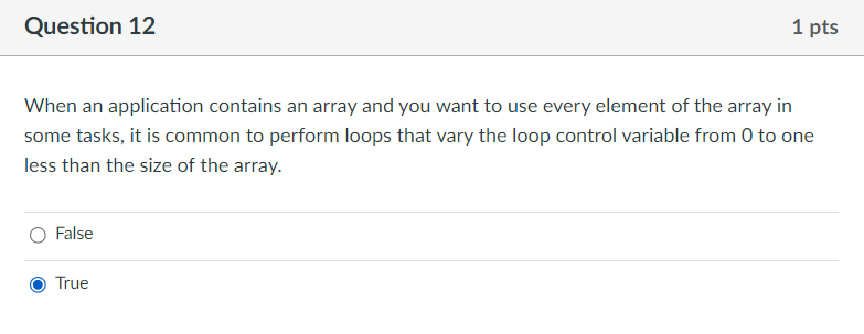 Solved Question 12when An Application Contains An Array And 9047