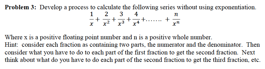 Solved input is needed from whomever is using the process, | Chegg.com