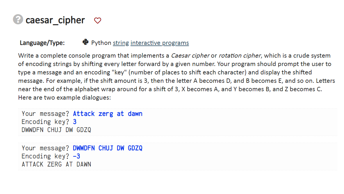 Solved caesar_cipher Language/Type: Python string | Chegg.com