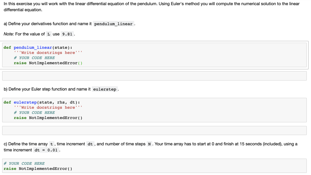 In this exercise you will work with the linear | Chegg.com