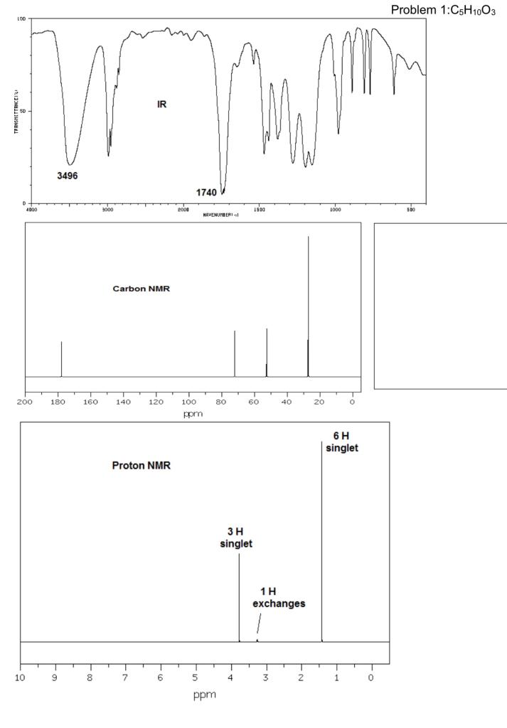Solved Problem 1:C7H9N IR 3415 1606 PA DOO 2000 1500 1000 | Chegg.com