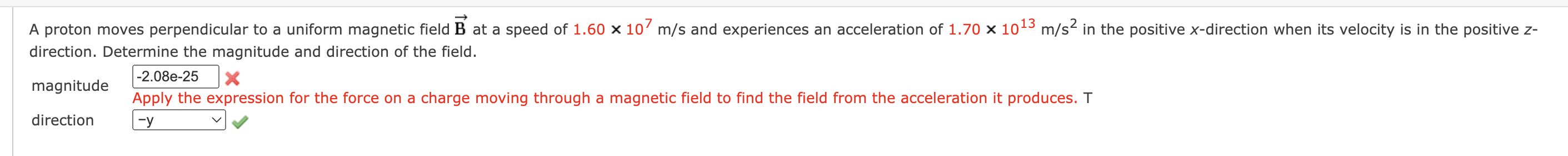 Solved direction. Determine the magnitude and direction of | Chegg.com