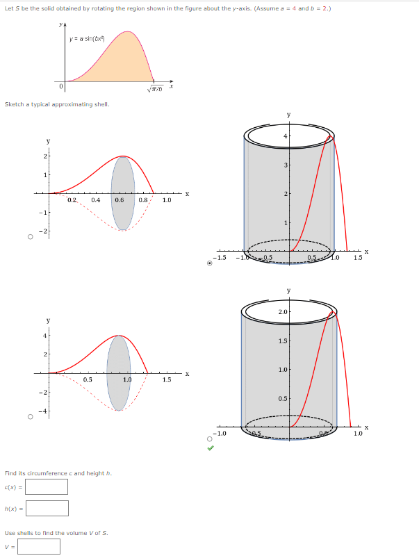 Solved Let 5 be the solid obtained by rotating the region | Chegg.com