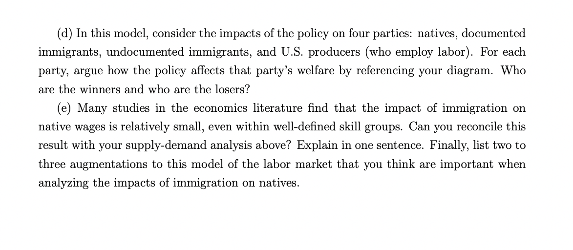 Solved 3 Migration The following question examines the | Chegg.com