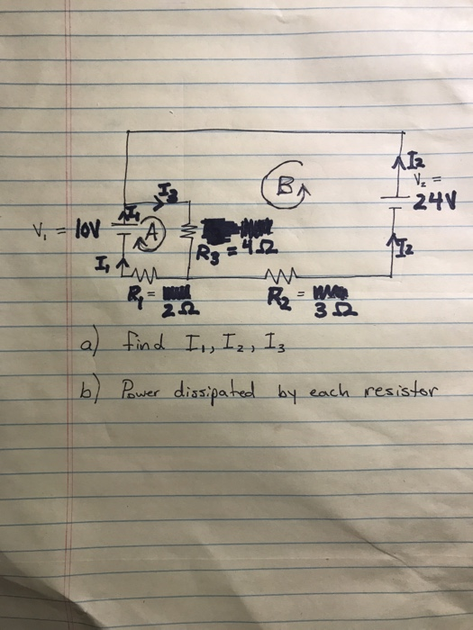 Solved fa 24V lov 23 w鳥 3 9. a tin aspa hy each resistor | Chegg.com