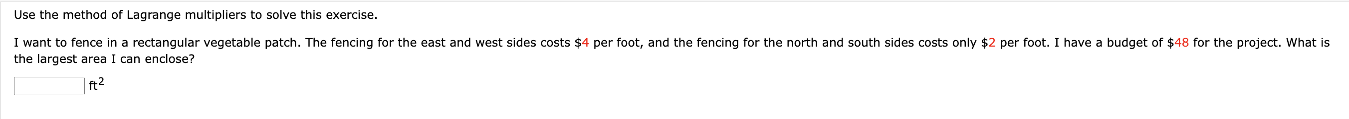 Solved Use the method of Lagrange multipliers to solve this | Chegg.com