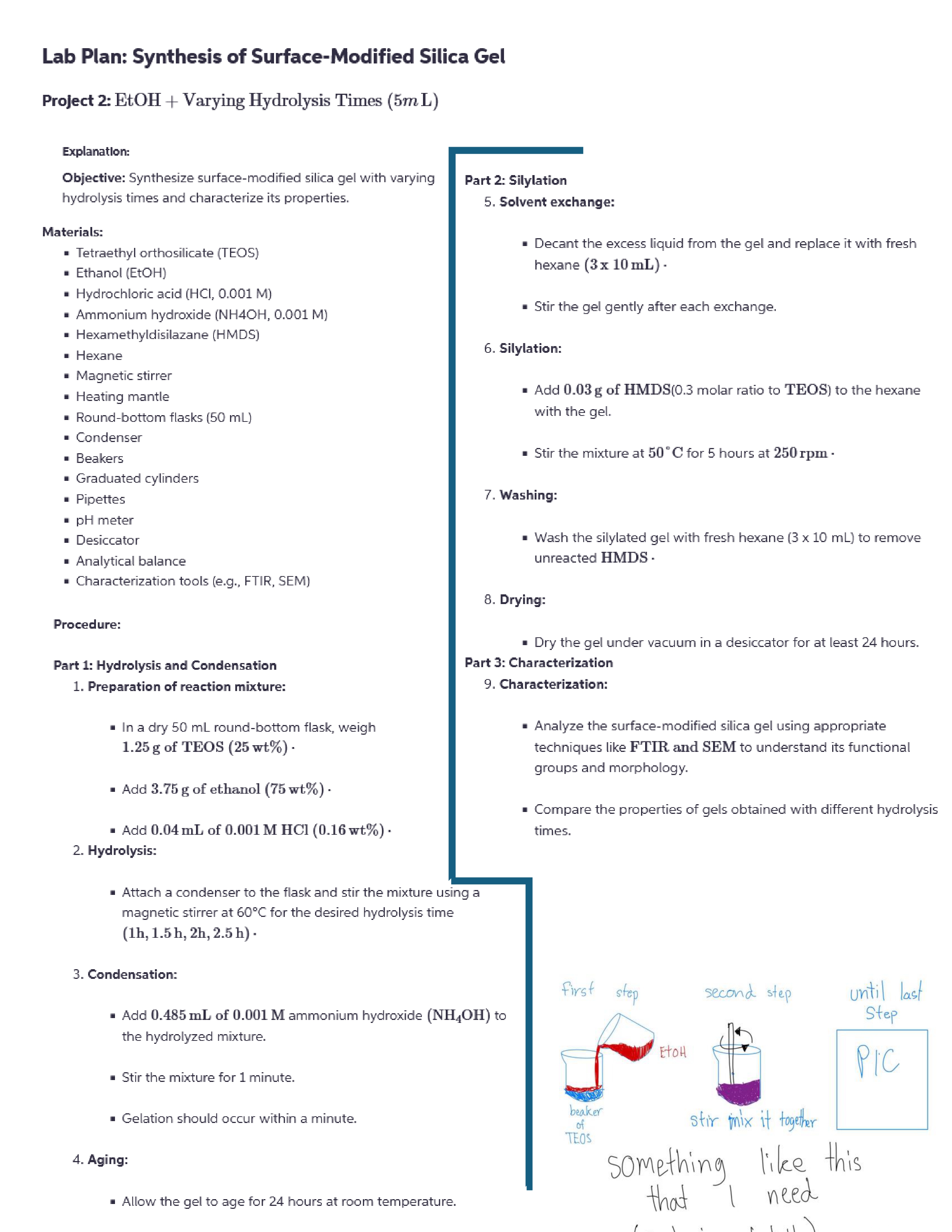 Solved pls draw pic Lab Plan step by step there lab plan and | Chegg.com