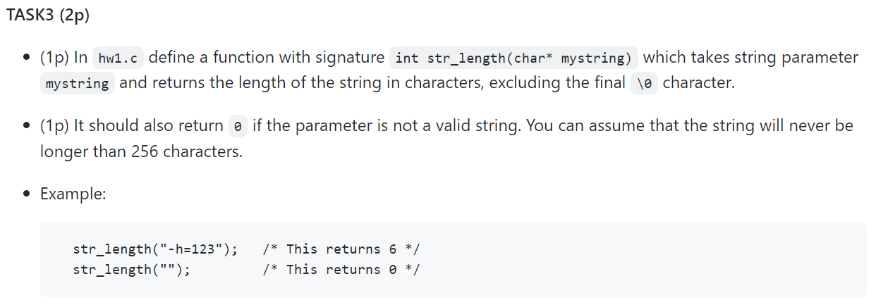 Solved - (1p) In define a function with signature \( \quad | Chegg.com
