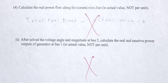 Solved Problem 3 (50 points). For the two bus power system | Chegg.com