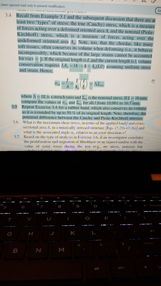 Solved this is a biomechanics problem. i need help in 3.4 | Chegg.com