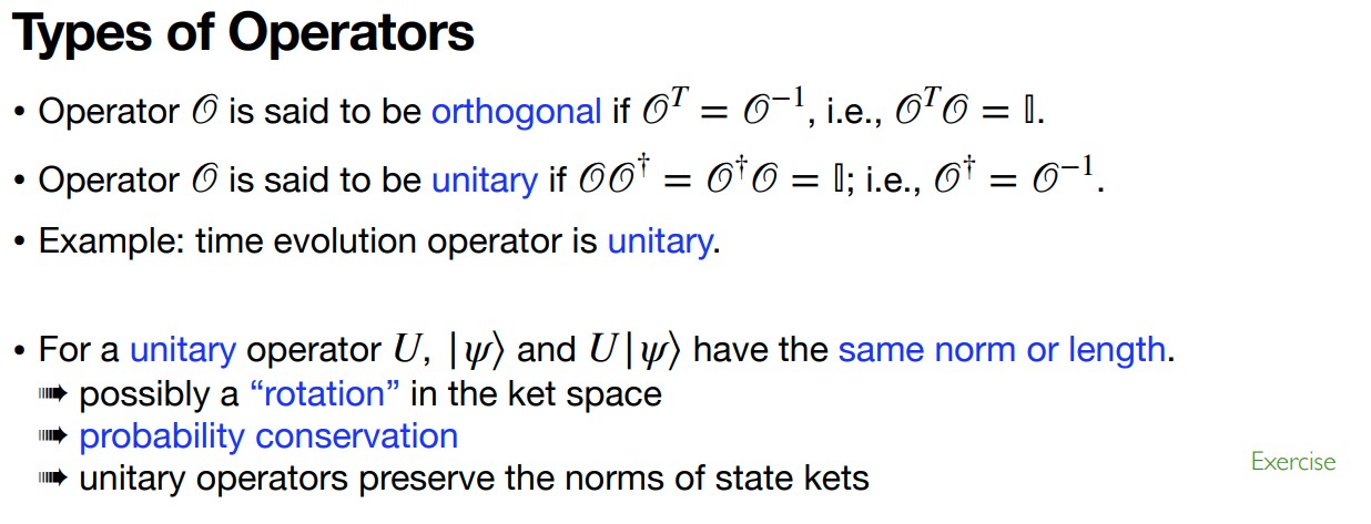 Types of OperatorsOperator O ﻿is said to be | Chegg.com