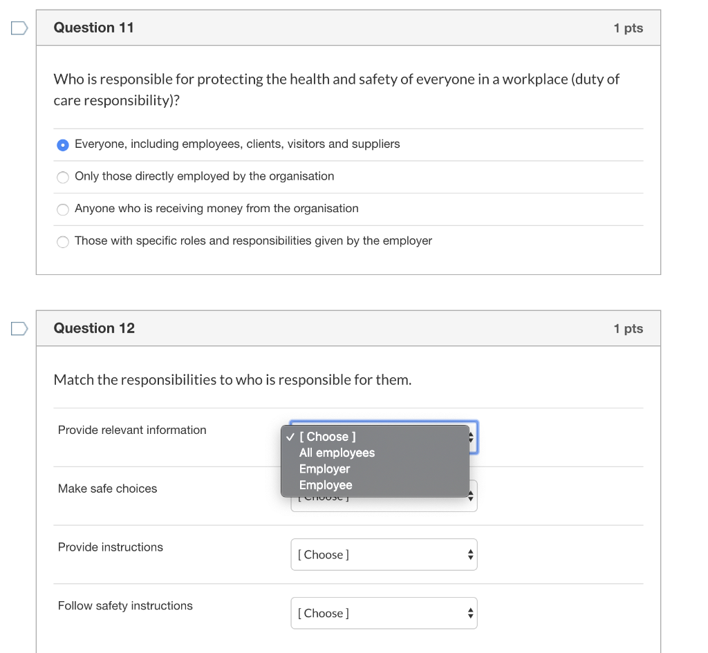 Solved Question 11 1 pts Who is responsible for protecting | Chegg.com Solved Question 11 1 pts Who is responsible for protecting | Chegg.com