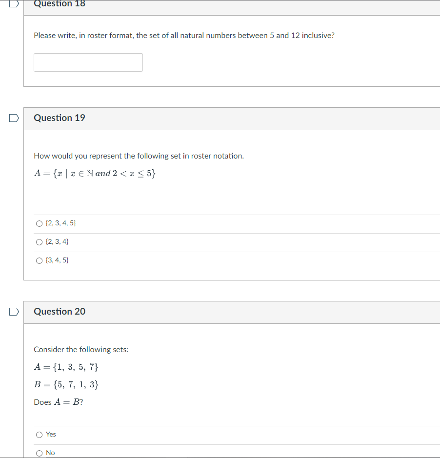 Solved Please write, in roster format, the set of all | Chegg.com