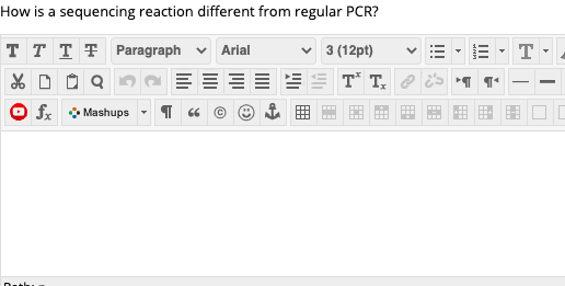 Solved How is a sequencing reaction different from regular | Chegg.com
