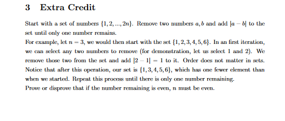 Solved What is the solution to this Extra Credit problem? | Chegg.com