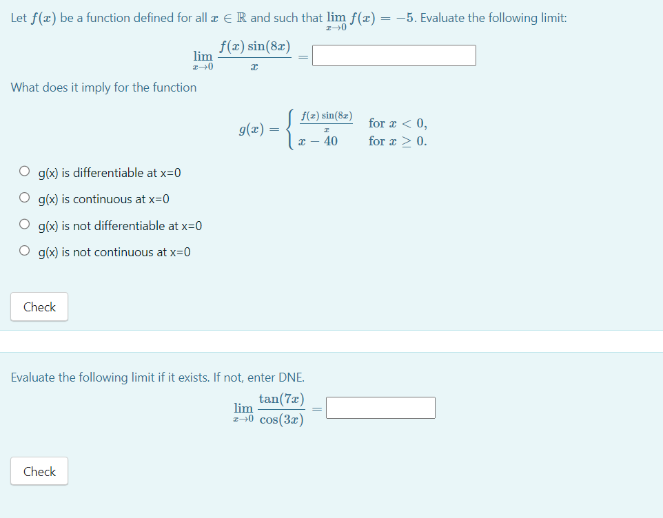 Solved Let f(x) be a function defined for all x∈R and such | Chegg.com