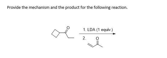 Solved Provide the mechanism and the product for the | Chegg.com