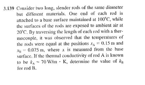 Solved 139 Consider two long, slender rods of the same | Chegg.com