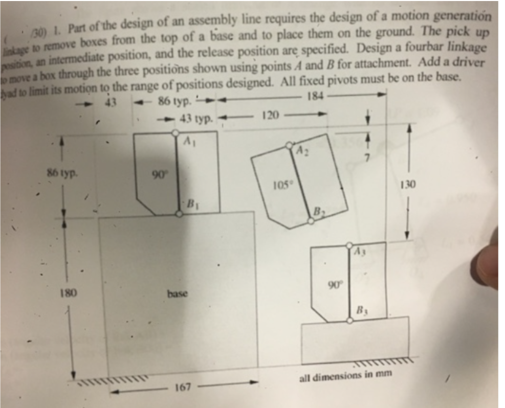 Solved 190) 1. Part of the design of an assembly line | Chegg.com