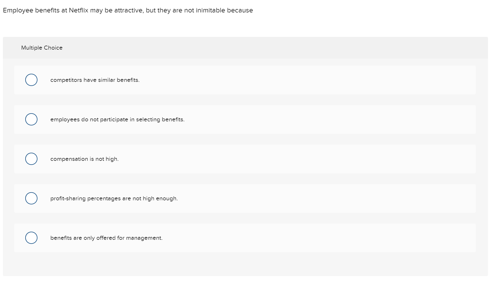 Solved High Performance Work Practices at Netflix This | Chegg.com