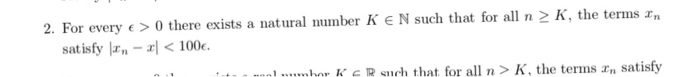 Solved Definition 0.1. A sequence X = (xn) in R is said to | Chegg.com