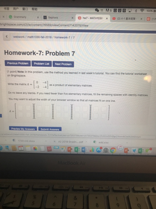 Solved webwork/math 1030-fall-2018/homework-7/4 Homework-7: | Chegg.com Solved webwork/math 1030-fall-2018/homework-7/4 Homework-7: | Chegg.com
