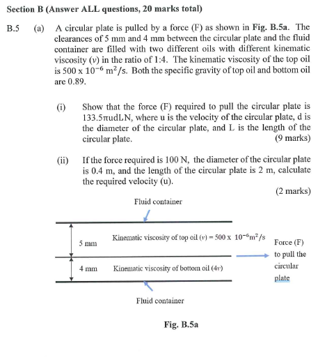 Solved Section B (Answer ALL questions, 20 ﻿marks total) | Chegg.com