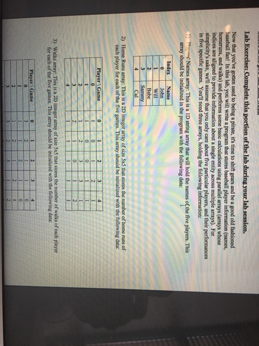 Solved Lab Exercise: Complete this portion of the lab | Chegg.com