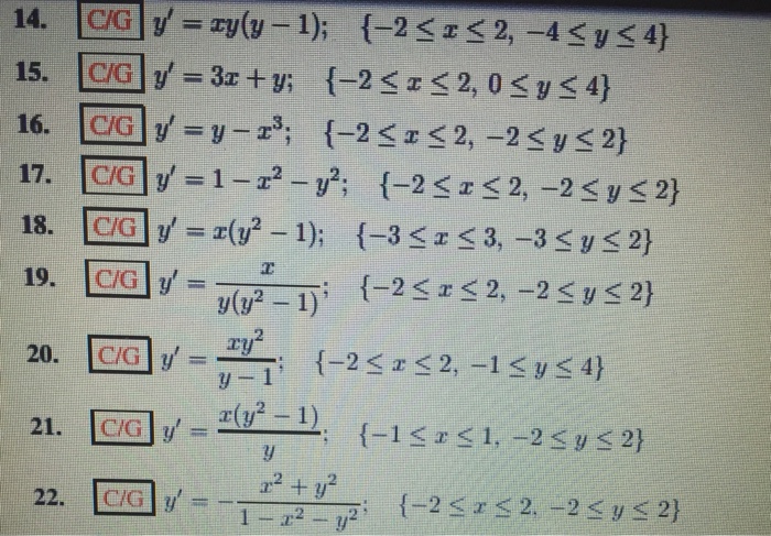 Solved In exercises 12-22 construct a direction field and | Chegg.com