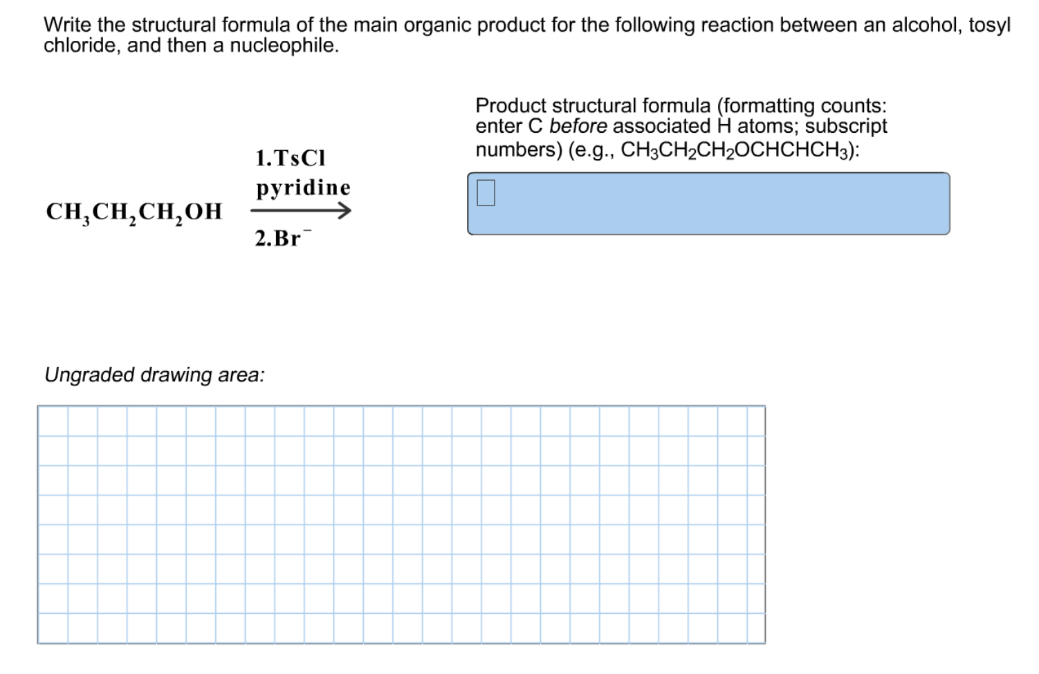 Solved Write the structural formula of the main organic | Chegg.com