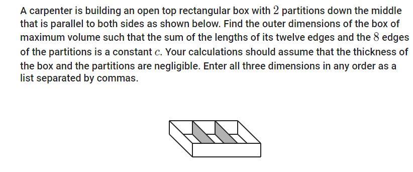 A carpenter is building an open top rectangular box | Chegg.com