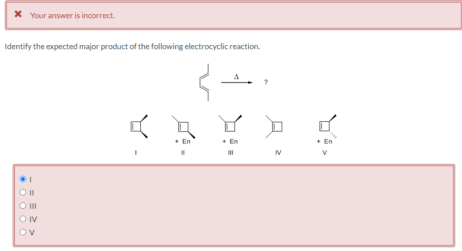 Solved Identify the expected major product of the following | Chegg.com