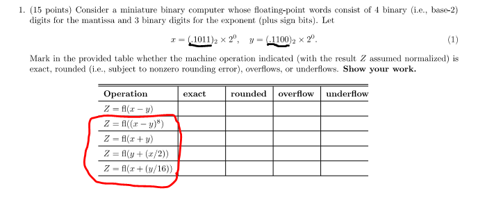 Please help me solve the circled problems, I'm having | Chegg.com