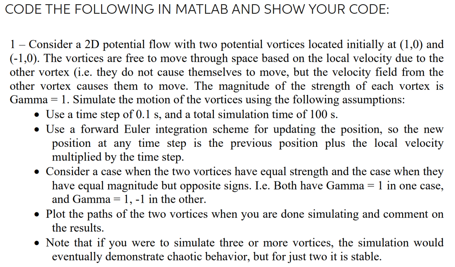 Solved 1 - Consider a 2D potential flow with two potential | Chegg.com