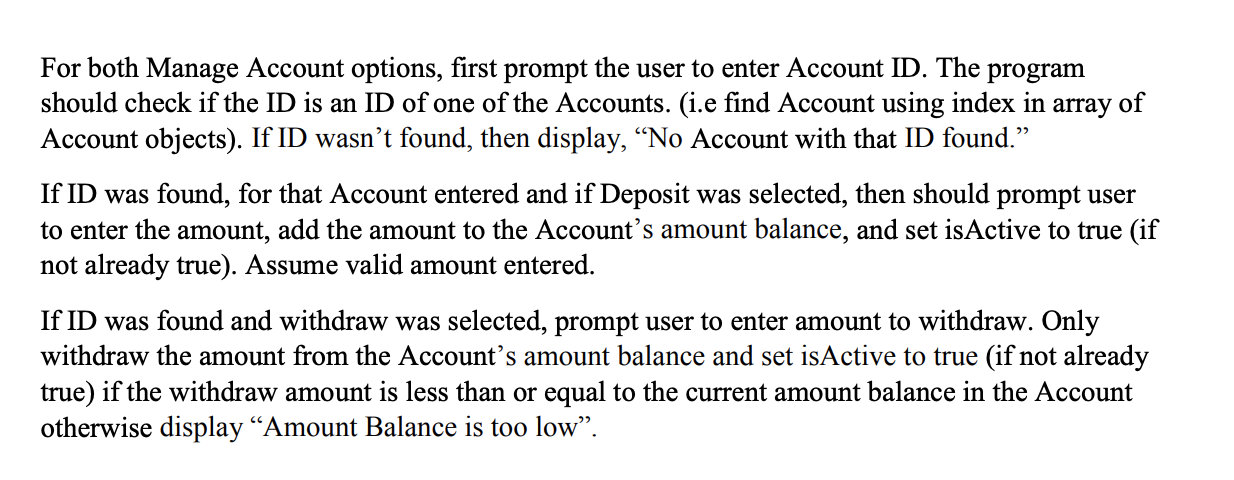Solved Assignment 6 Program Requirements For This 
