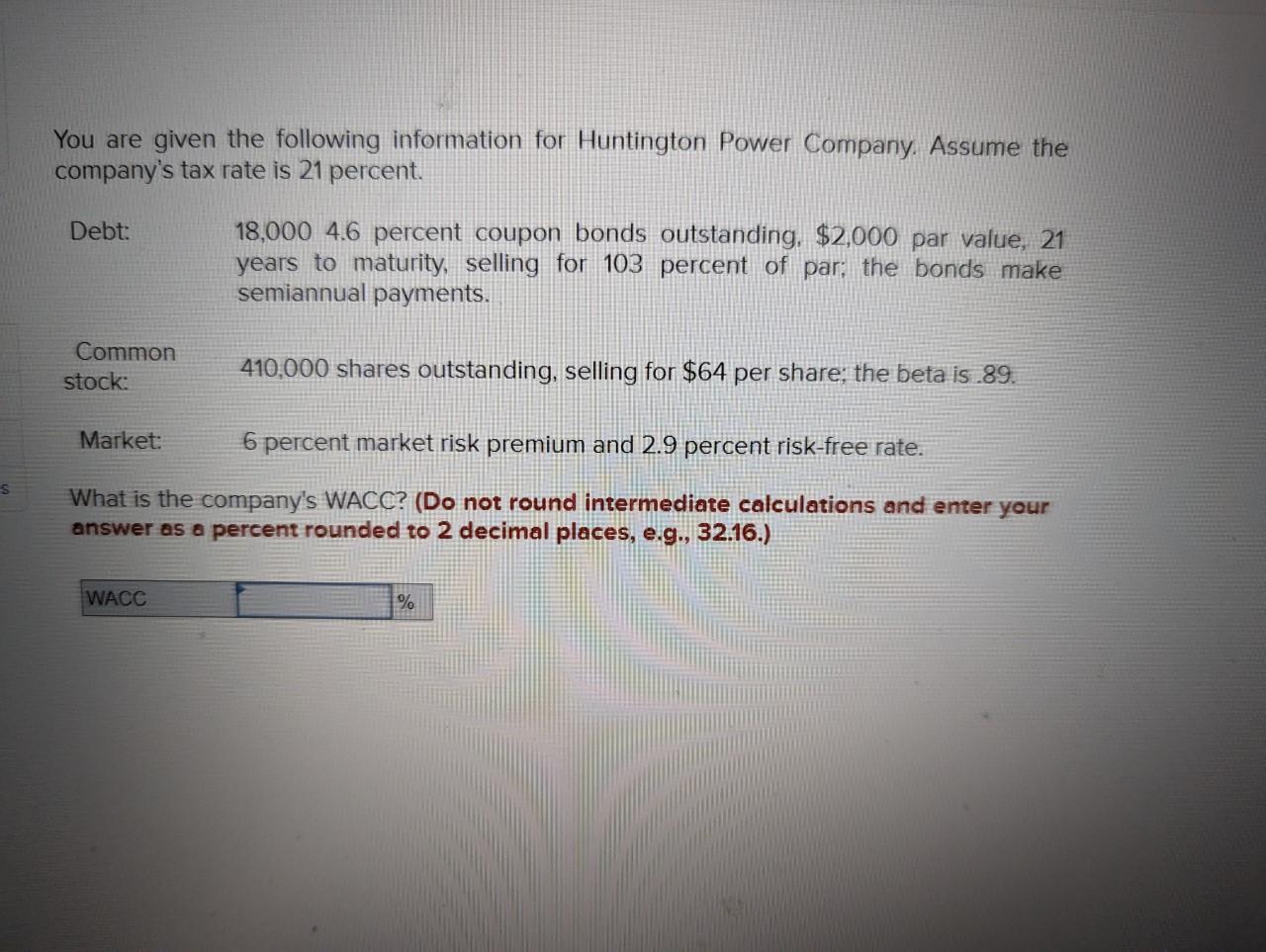 Solved You are given the following information for | Chegg.com