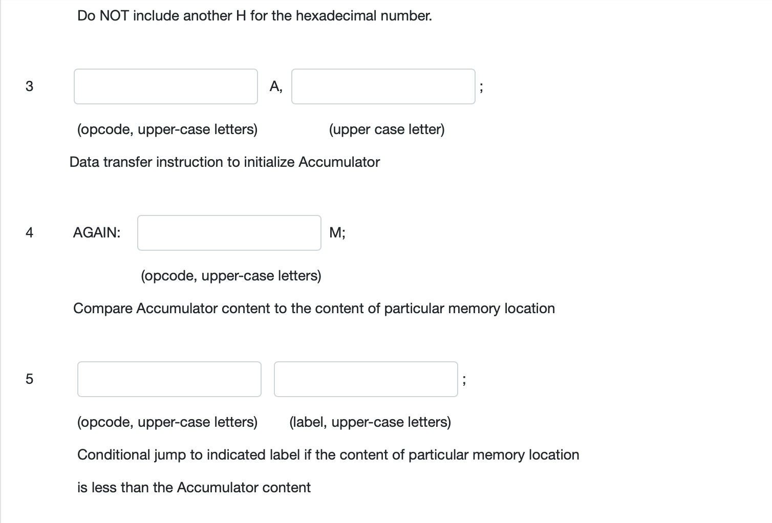 Solved Design an 8085 microprocessor assembly language | Chegg.com